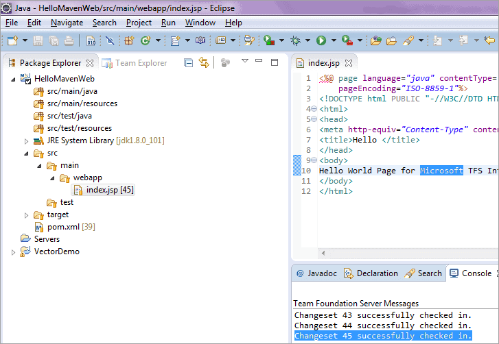 How To Use Microsoft Tfs For Java Projects With Eclipse In Devops