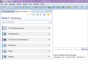 How to Use Microsoft TFS for JAVA Projects with Eclipse in DevOps
