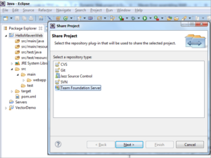 How to Use Microsoft TFS for JAVA Projects with Eclipse in DevOps