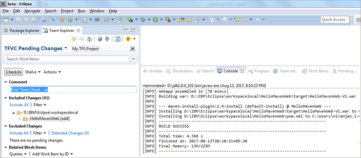 How To Use Microsoft Tfs For Java Projects With Eclipse In Devops 1517