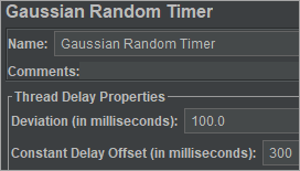 JMeter Timers - Constant, BeanShell And Guassian Random Timer
