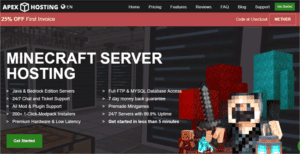 Apex Hosting Review 2025: Best Minecraft Server Hosting?