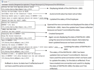 Java JDBC Transaction Management With Example
