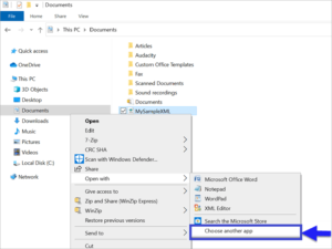 How To Open XML File In Excel, Chrome And MS Word