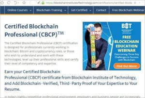 Top Blockchain Certification And Training Courses For 2025