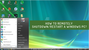 How To Shutdown Or Restart Remote Computer / Windows 10 PC