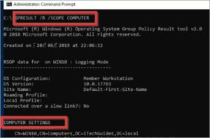 How To Use GPResult Command To Check Group Policy