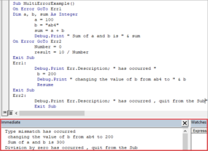 Error Handling In VBA - Tutorial With Practical Examples