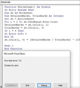 Error Handling In VBA - Tutorial With Practical Examples