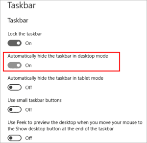 Windows 10 Taskbar Won't Hide - Solved [7 Ways To Fix It]