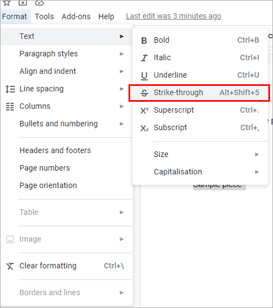 How To Strikethrough On Google Docs A Step By Step Guide 