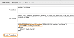 MySQL STORED PROCEDURE Tutorial With Examples