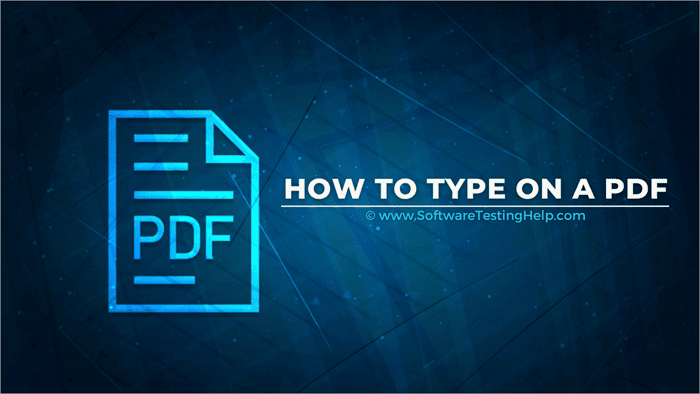 How To Write On A PDF File Free Tools To Type On A PDF