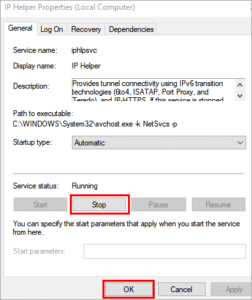 How To Disable Iphlpsvc on Windows 10 [4 Possible Methods]