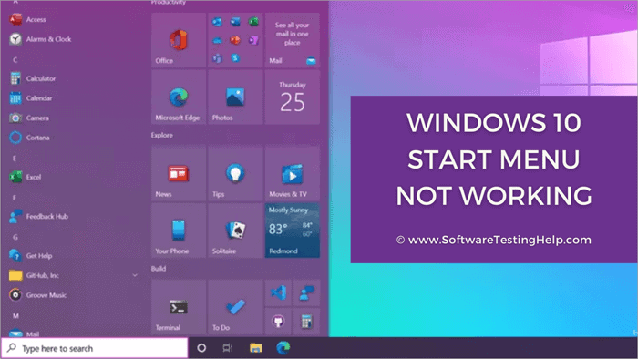 Start Menu Repair Tool For Windows 10 Stuck Garrysafety
