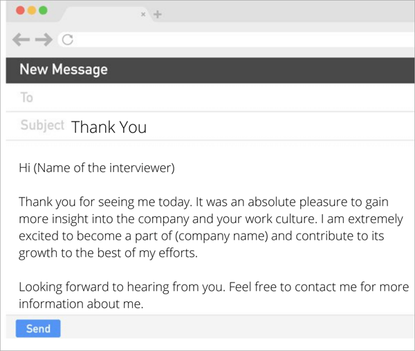 How To Write Thank You Email After Interview Sample With Examples