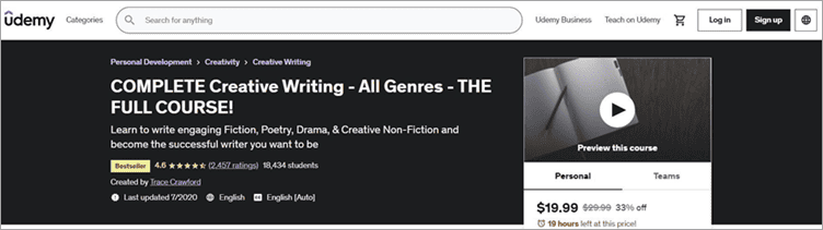 Top 10+ Online Creative Writing Courses For 2026 (Self-Paced)