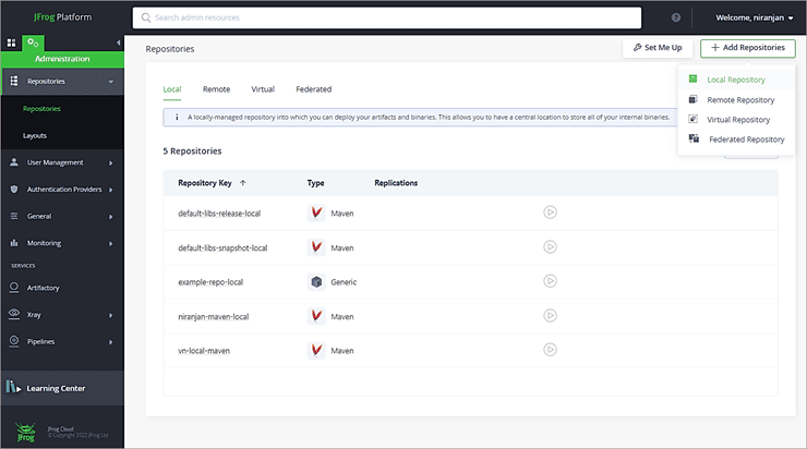 NPM Package Type and Jenkins Integration in JFrog Artifactory