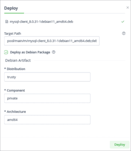 Setup of RPM and Debian repositories with JFrog Artifactory
