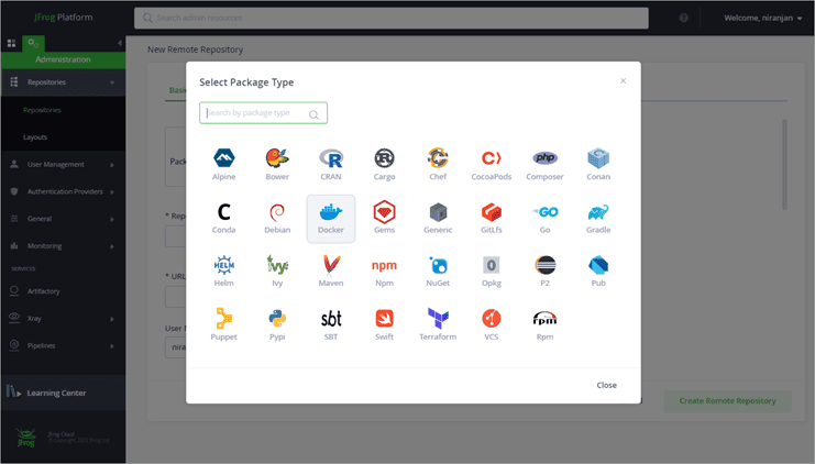 Create Generic, Python and Docker Package Repositories with JFrog ...
