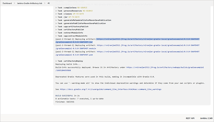Working with Gradle and GO Package Type in JFrog Artifactory