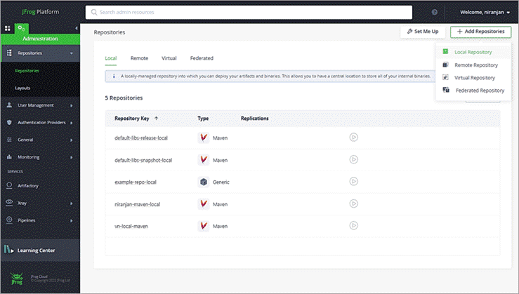 Create Generic, Python and Docker Package Repositories with JFrog ...