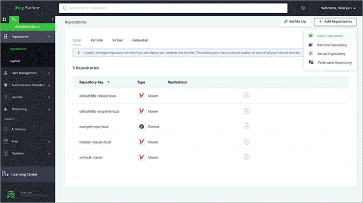 Create Generic, Python and Docker Package Repositories with JFrog ...
