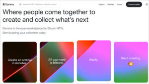 Gamma.io - NFT Marketplace for Bitcoin Secured Stacks NFTs