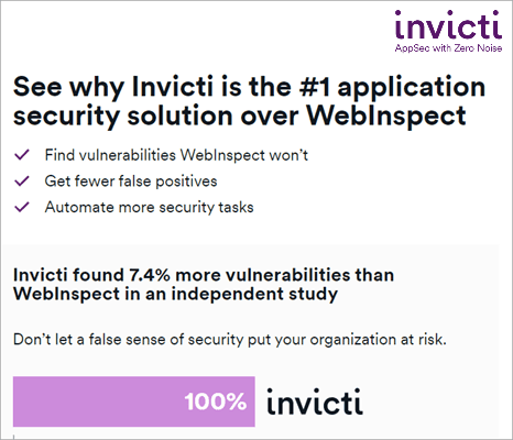 The Top 11 WebInspect Alternatives [2025 REVIEW AND COMPARISON]