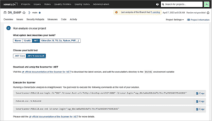 SonarQube Code Quality Check for .NET, Node.js and Gradle