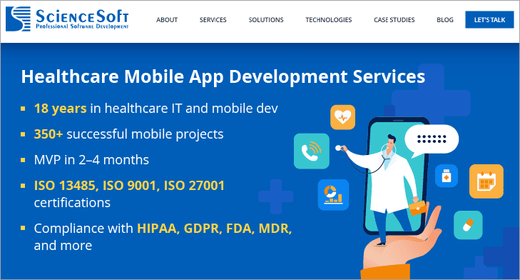 TOP 10 Healthcare Mobile App Development Companies in 2023