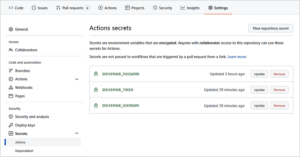 GitHub Actions to Manage Secrets & Environment Variables