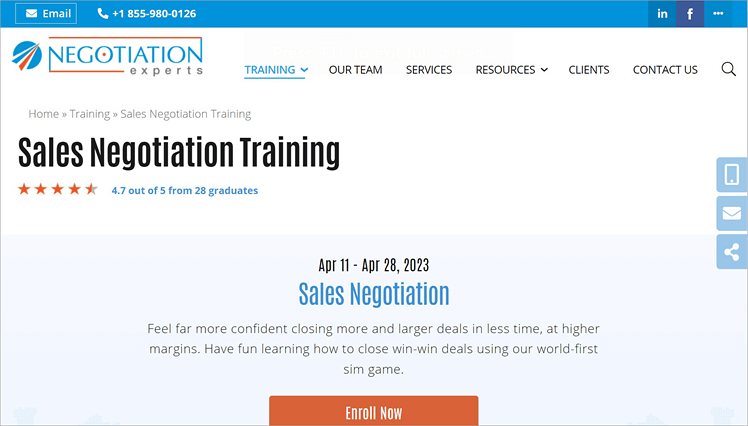 The Top 10 Sales Training Programs & Courses [2025 TOP-RATED]