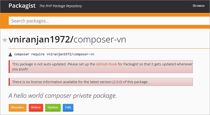 Php Composer Nuget And Gems Package Type In Jfrog Artifactory