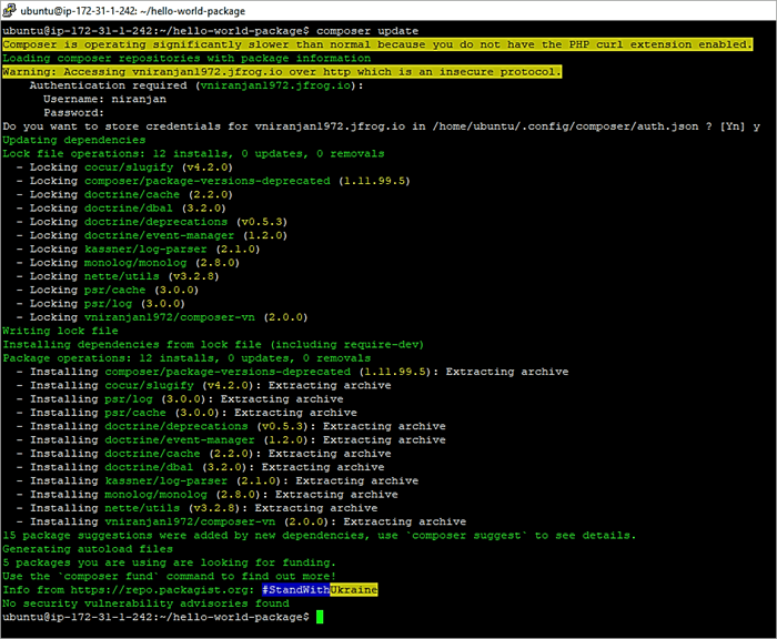 PHP Composer, NuGet And Gems Package Type in JFrog Artifactory