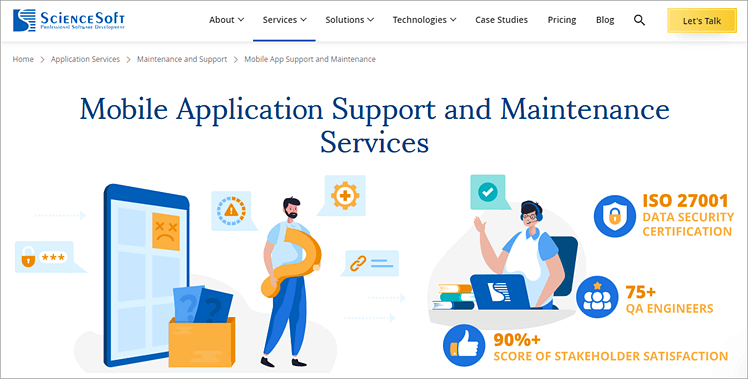 The Top 10 Mobile & Web App Maintenance & Support Services 2025