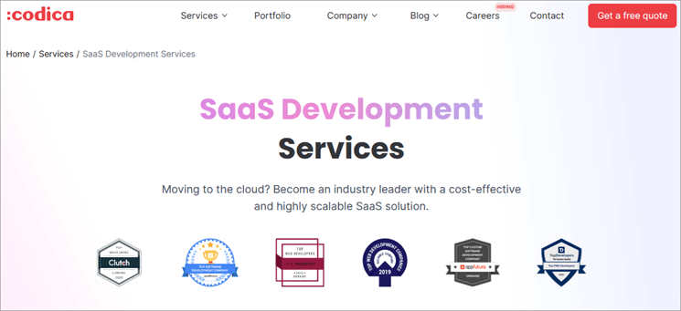 The Top 10 SaaS Application Development Services Companies 2025