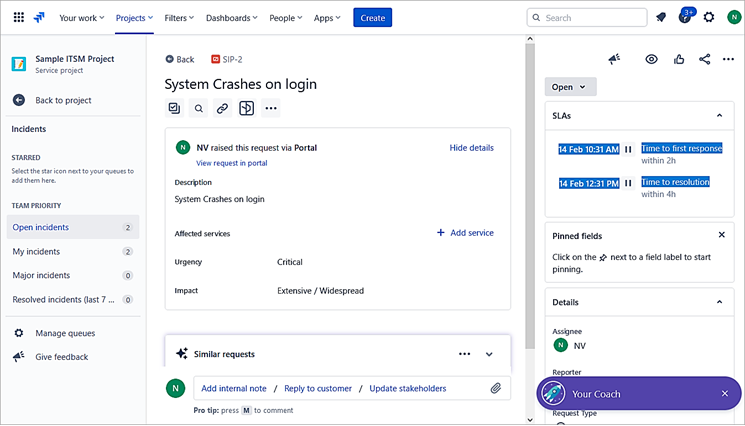 Jira Service Management for IT Service Management: Hands-on Demo