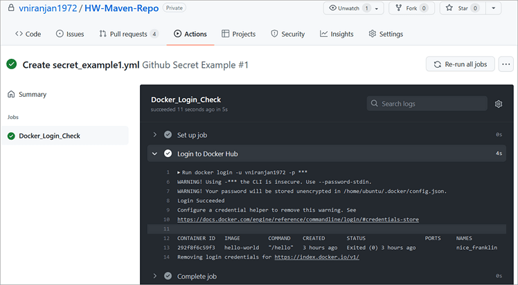 GitHub Actions to Manage Secrets & Environment Variables