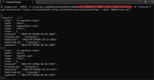 Artifactory Query Language(AQL) REST API And Command Line Interface(CLI)