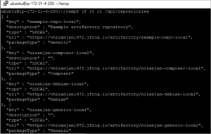 Artifactory Query Language(AQL) REST API And Command Line Interface(CLI)