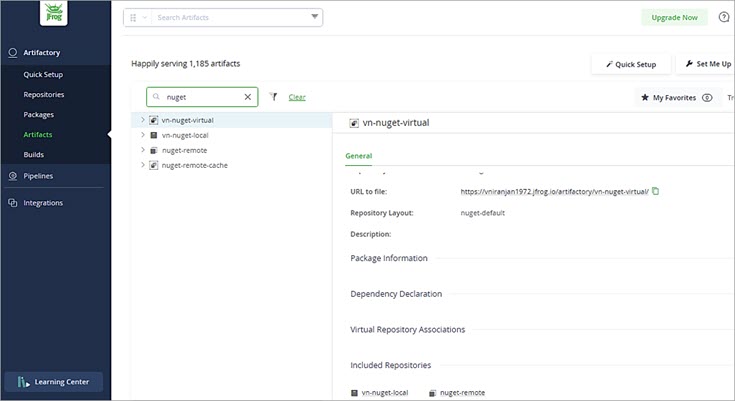 PHP Composer, NuGet And Gems Package Type in JFrog Artifactory