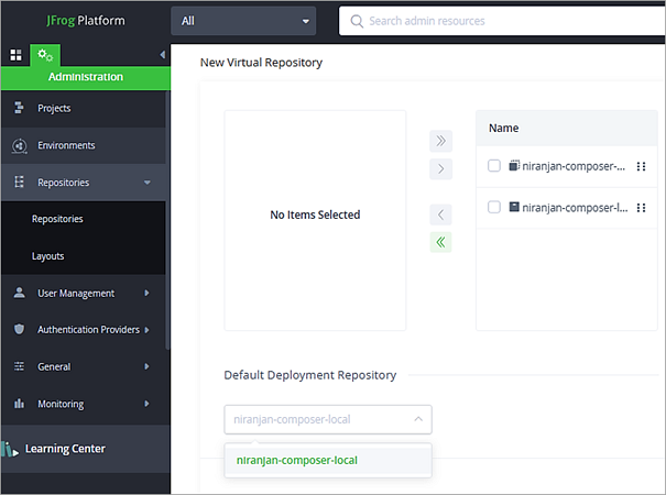 Php Composer Nuget And Gems Package Type In Jfrog Artifactory