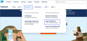 Salesforce Certification Verification Process & Status Guide
