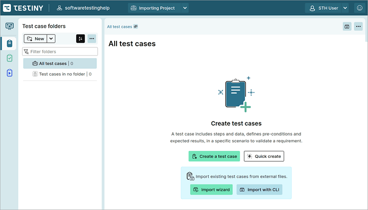Testiny Test Management Tool Hands-on Review 2026