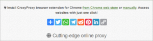CroxyProxy Web Proxy For YouTube or Instagram Unblock Guide