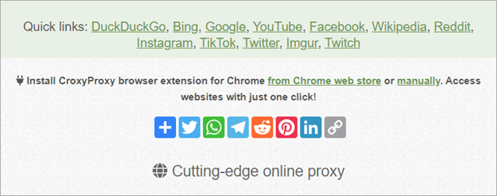 CroxyProxy Web Proxy For YouTube or Instagram Unblock Guide
