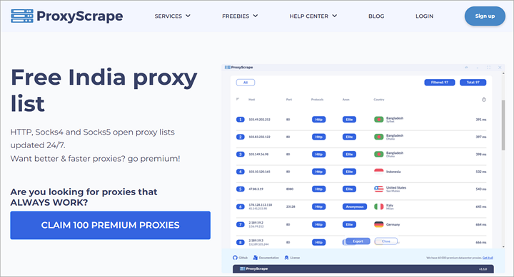 The 11 Best Free Proxy in India (Indian Proxy Server List)