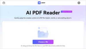 Wondershare HiPDF AI-Powered Free Online PDF Editor Review