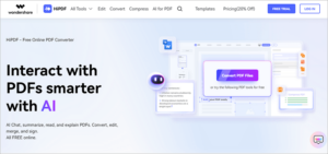 Wondershare HiPDF AI-Powered Free Online PDF Editor Review